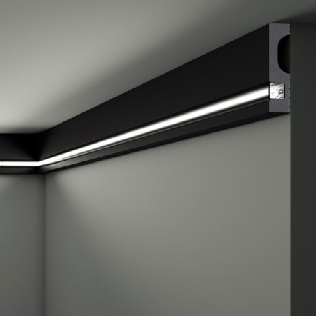 IL11 Black Nmc Gzymsy oświetleniowe w kolorze czarnym Listwy ...